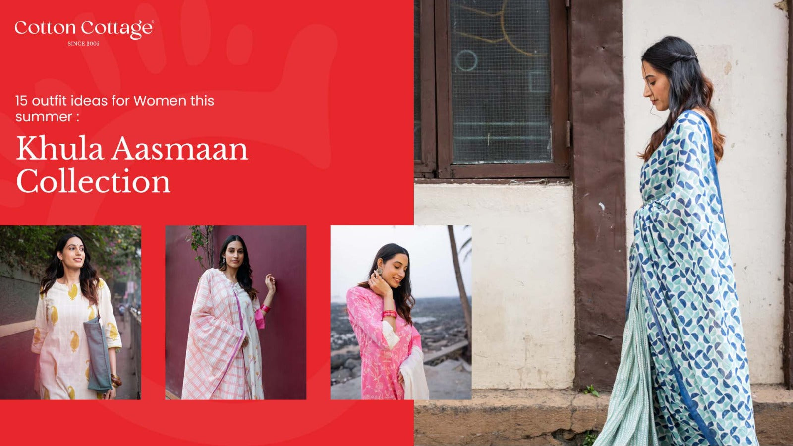 10 Outfits for Women this summer: Khula Aasmaan Collection | Cotton Cottage