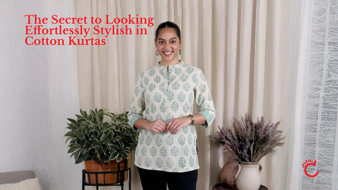 The Secret to Looking Effortlessly Stylish in Cotton Kurtas | Cotton ...